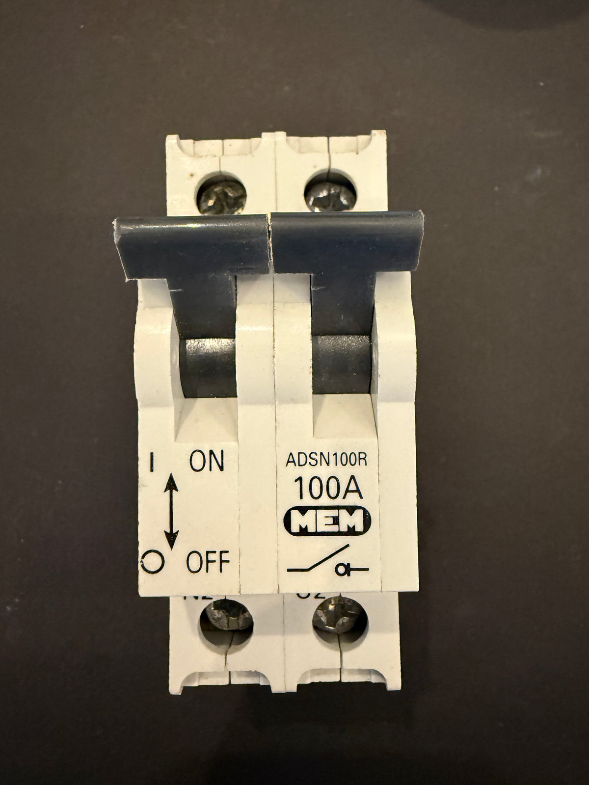 Used MEM 100A 2 Pole | MEM 100A Main Breaker Isolator (ADSN100R) | Used ...